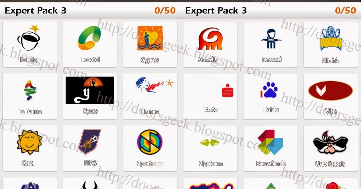 Facebook Logo Game Answers Pack 3